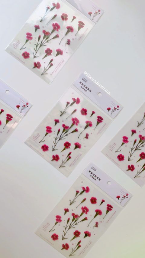Stickers de rosas - Mi Cuaderno MX