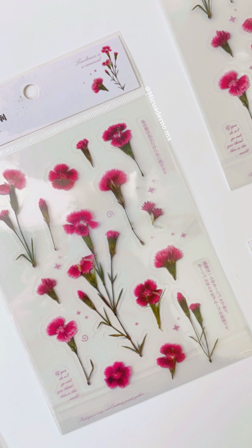 Stickers de rosas - Mi Cuaderno MX